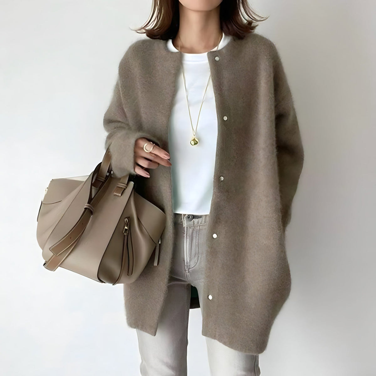 Dames Vest met Knoopsluiting aan de Voorkant – Bergveld Couture